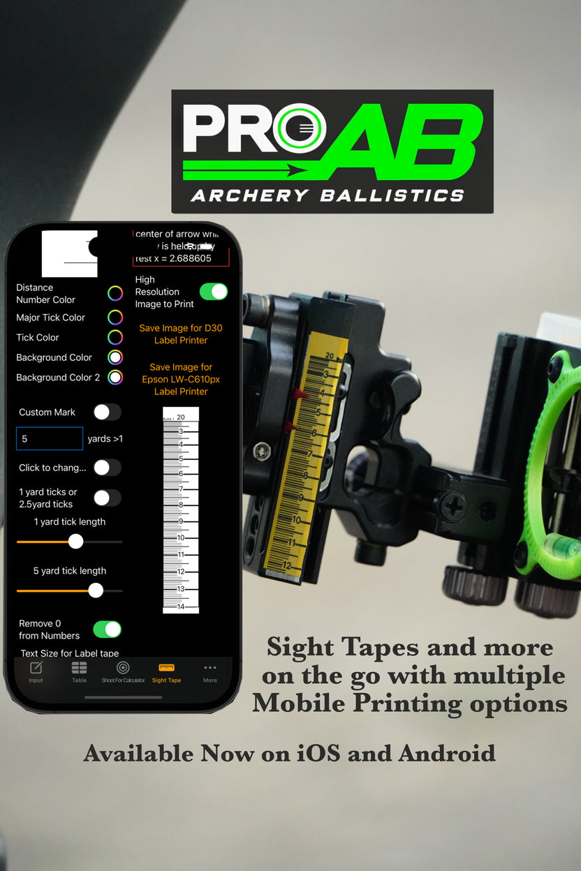 Pro Archery Ballistics